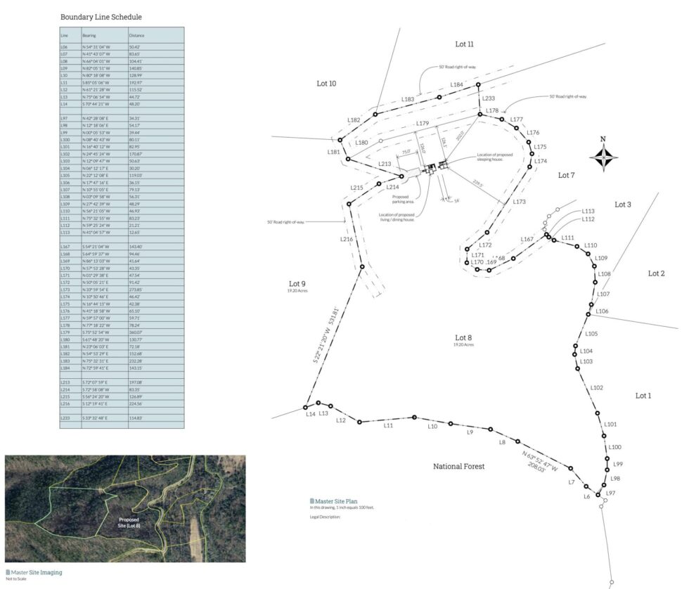 Site Plan Created by Tyree House Plans.