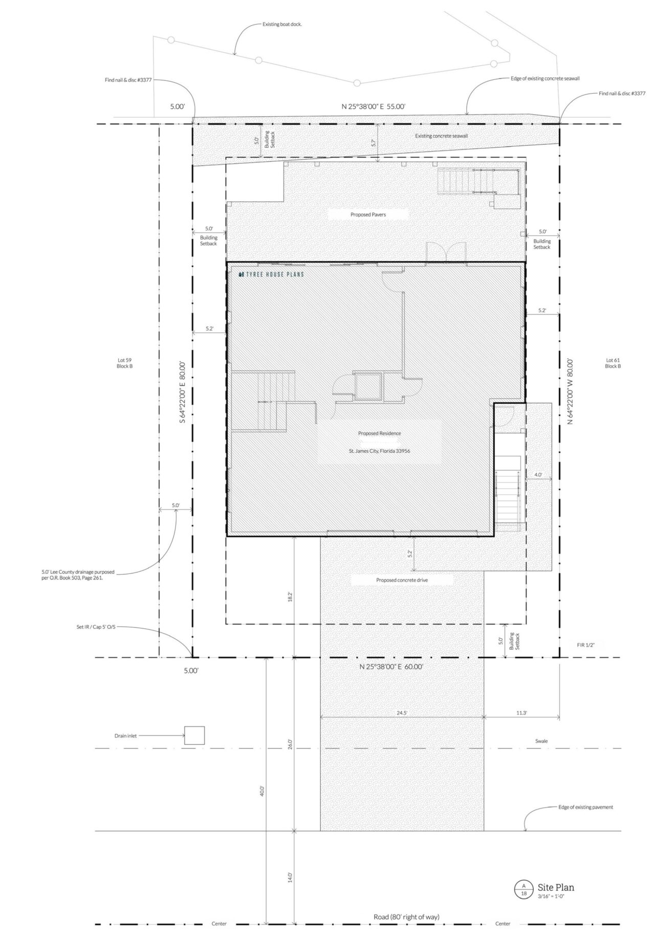 Site Plan by Tyree House Plans